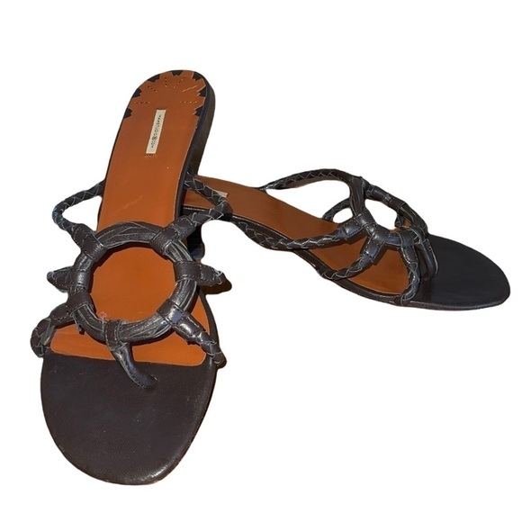 Max Studio | Shoes | Max Studio Fine Leather Upper Sandal Size 9m ...